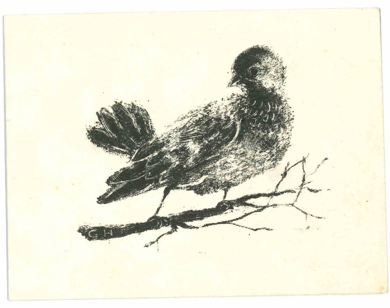Giselle Halff - The Bird - Lithograph by Giselle Halff - 1950s For Sale ...