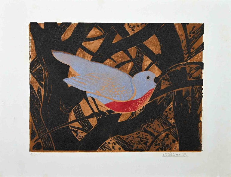 Giselle Halff - The Bird - Original Screen Print by Giselle Halff ...