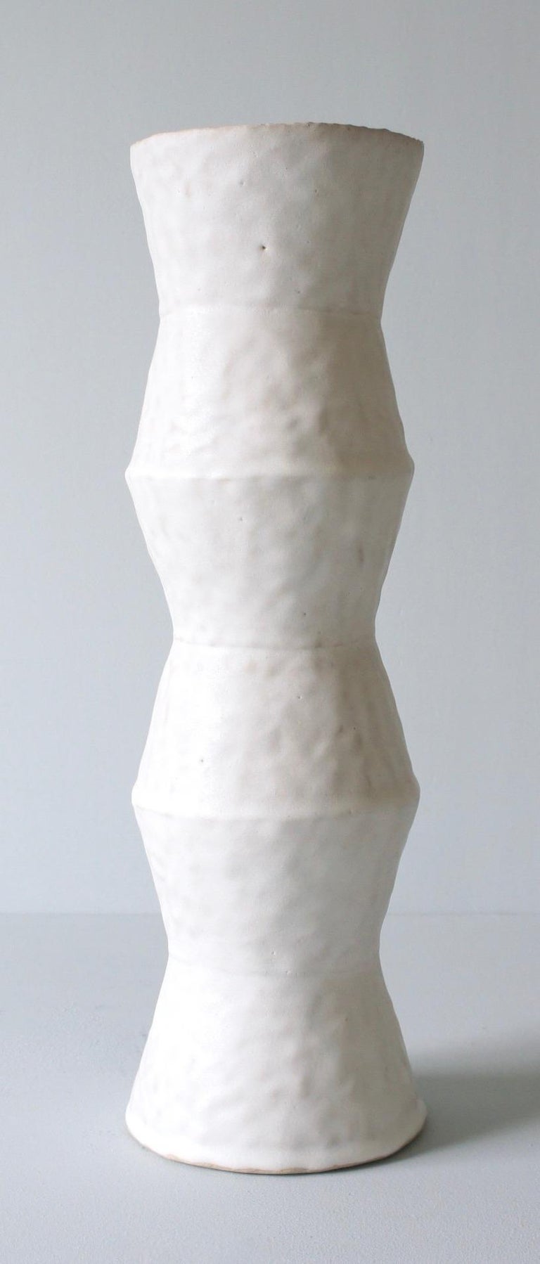 Giselle Hicks Contemporary White Ceramic Vase, 2019 For Sale at 1stDibs