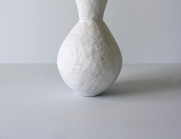 Giselle Hicks Contemporary Pale Grey Ceramic Vase, 2019 For Sale at 1stDibs
