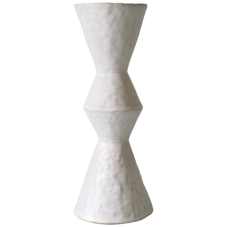 Giselle Hicks Contemporary White Ceramic Vase, 2019 at 1stDibs