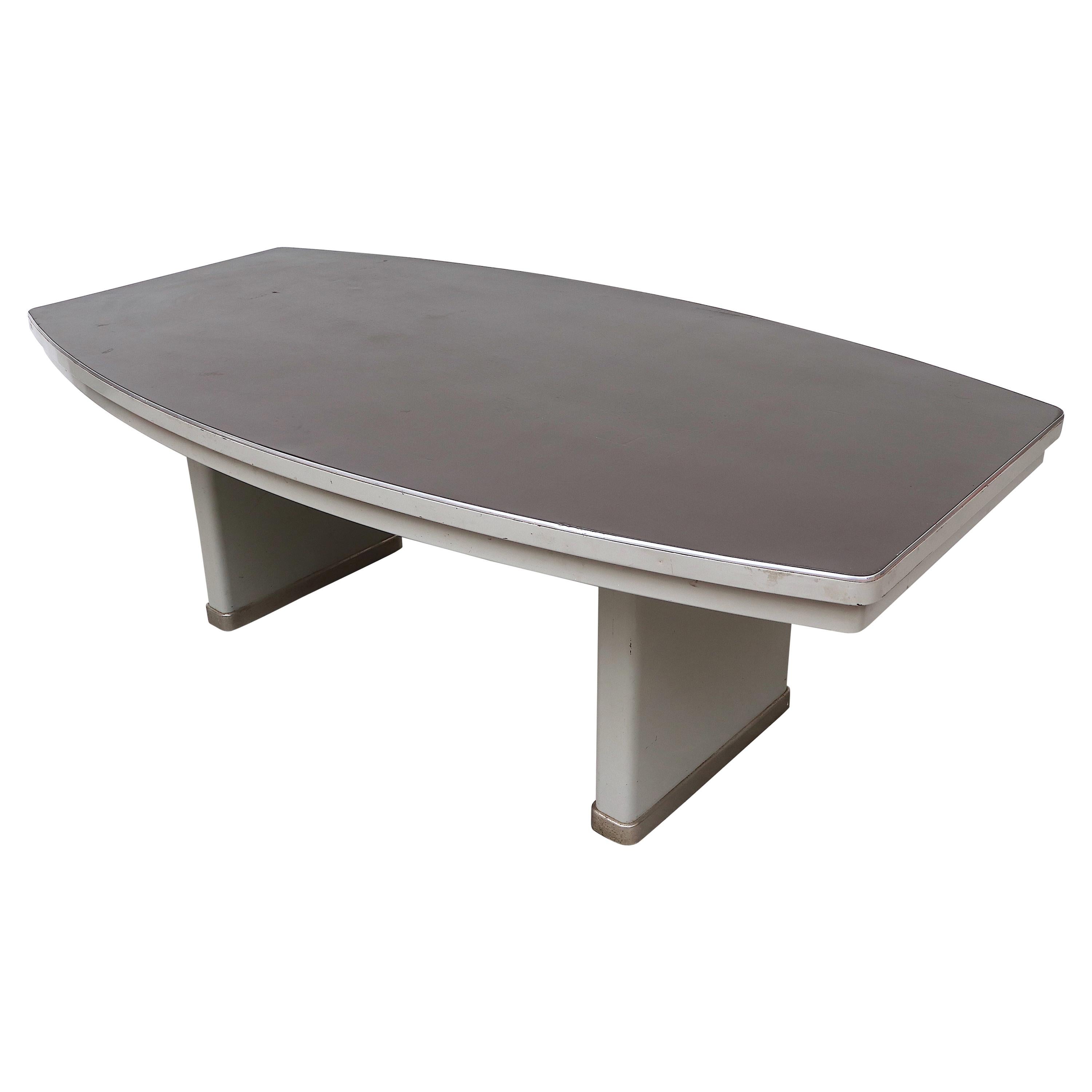 Gispen Dining or Conference Table For Sale at 1stDibs