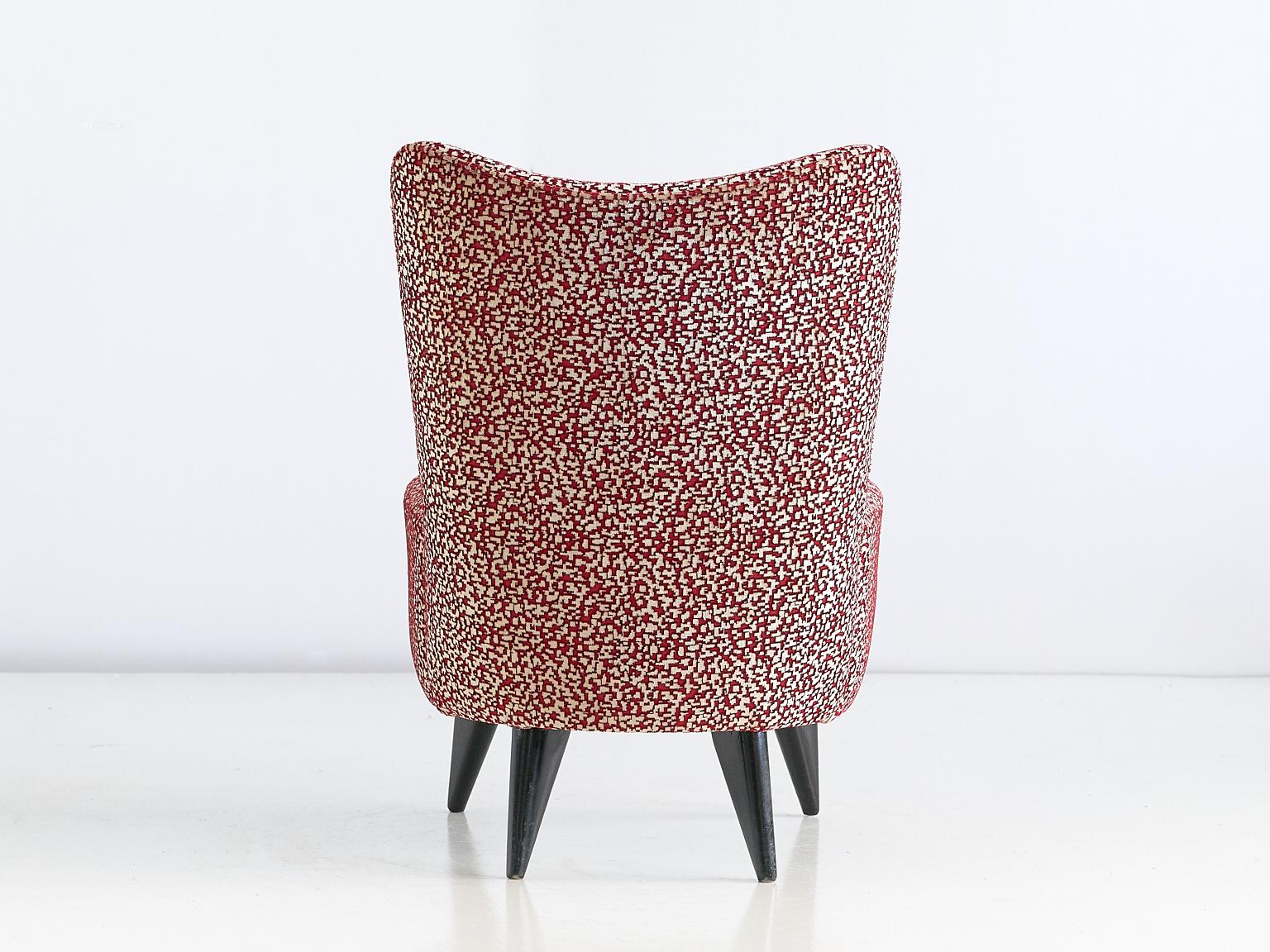 Giulia Veronesi Pair of 'Perla' Slipper Chairs, ISA Bergamo, Italy ...