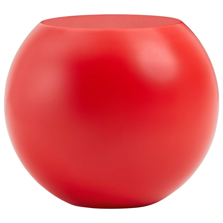 Giulio Cappellini Bong Service Table in Red Fiberglass for Cappellini ...