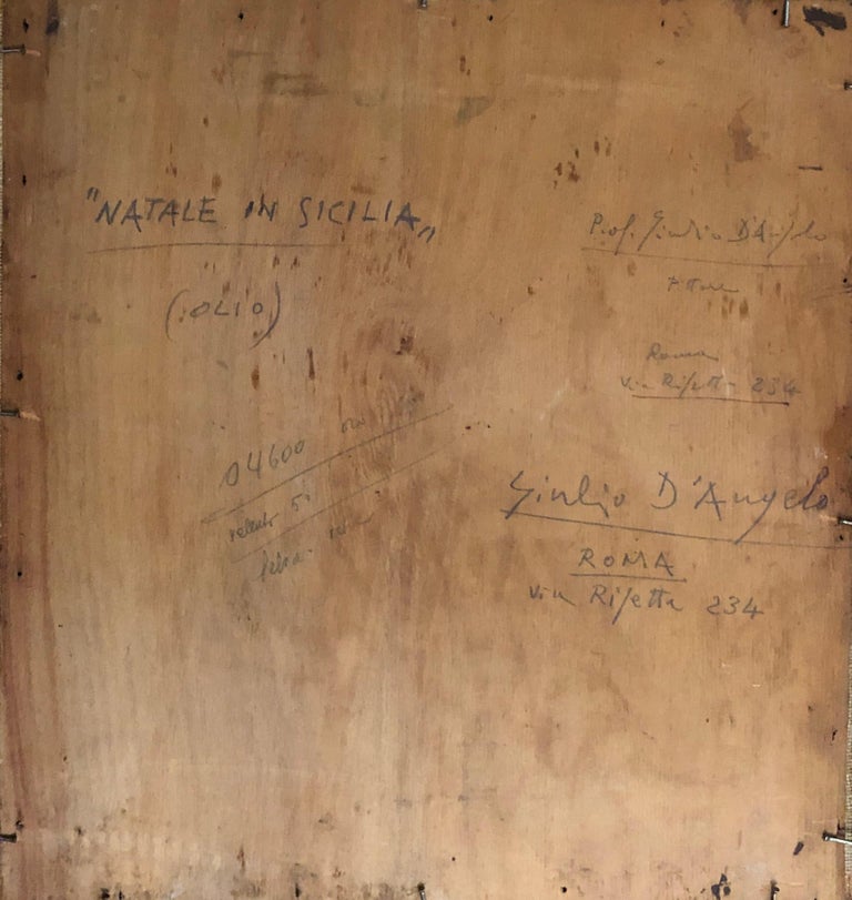 Giulio D'Angelo - Natale in Sicilia For Sale at 1stDibs
