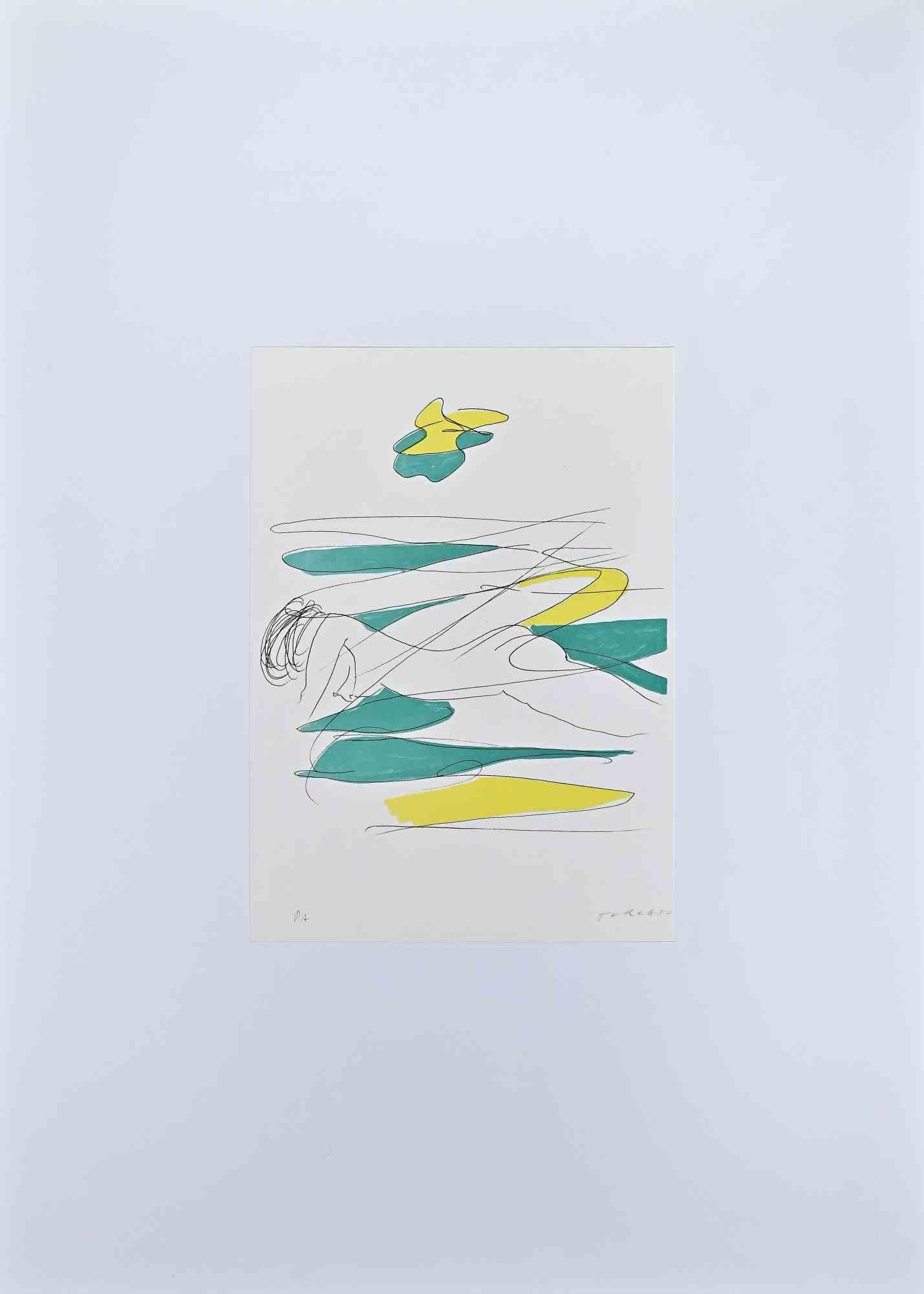 Giulio Turcato - Abstract Composition - Lithogaph by Giulio Turcato ...