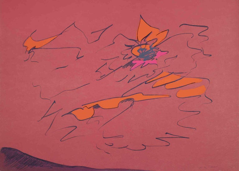 Giulio Turcato - Abstract Composition - Lithograph and Screen Print by ...