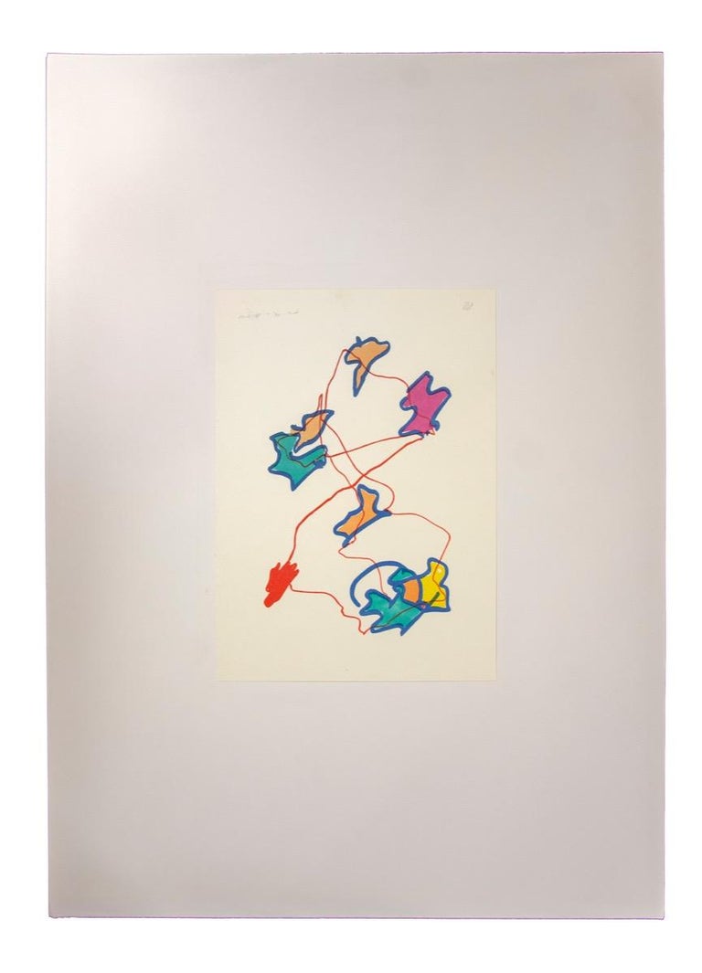 Giulio Turcato - Abstract Composition - Original Screen Print by Giulio ...