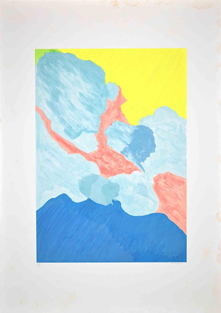 Giulio Turcato - Abstract Composition - Original Screen Print by Giulio ...