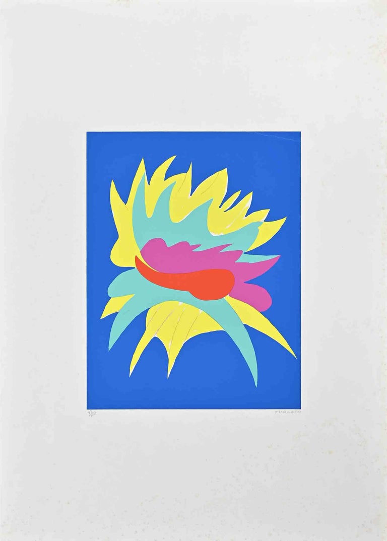 Giulio Turcato - Abstract - Screen Print by Giulio Turcato - 1970s For ...