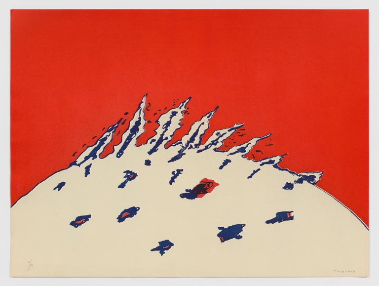 Giulio Turcato - Six Colored Etchings - Print 2 For Sale at 1stDibs