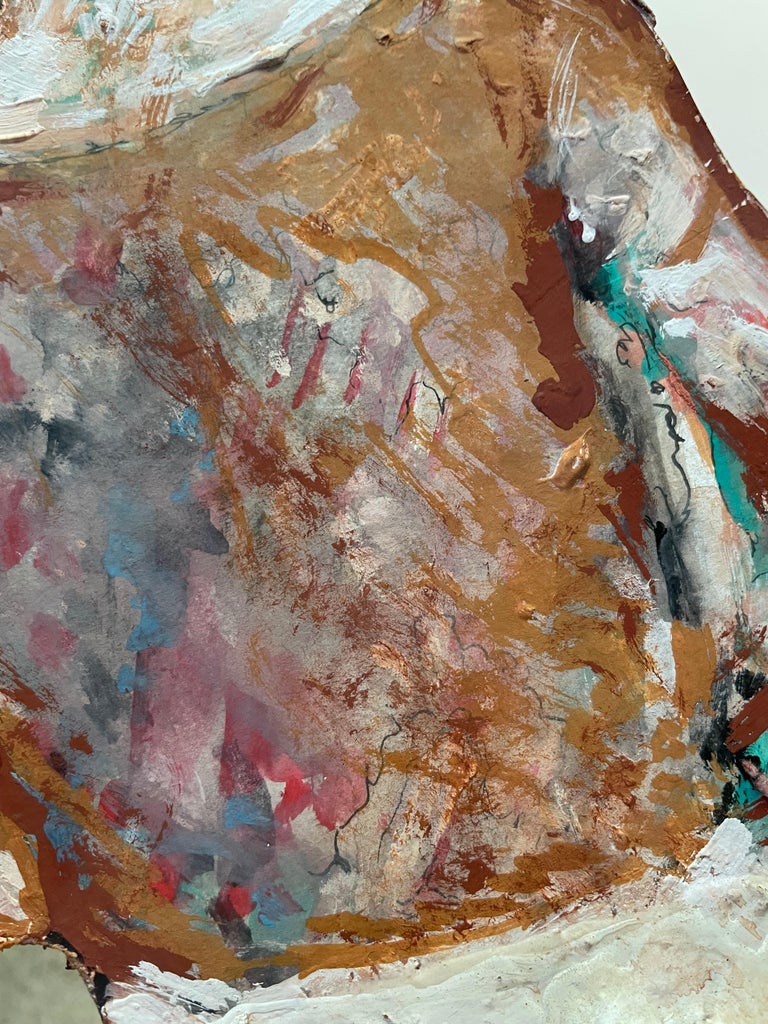 Giuseppe Bacci 'Aris Bacci's Son' "Woman and Man" Hand Painted Wood ...