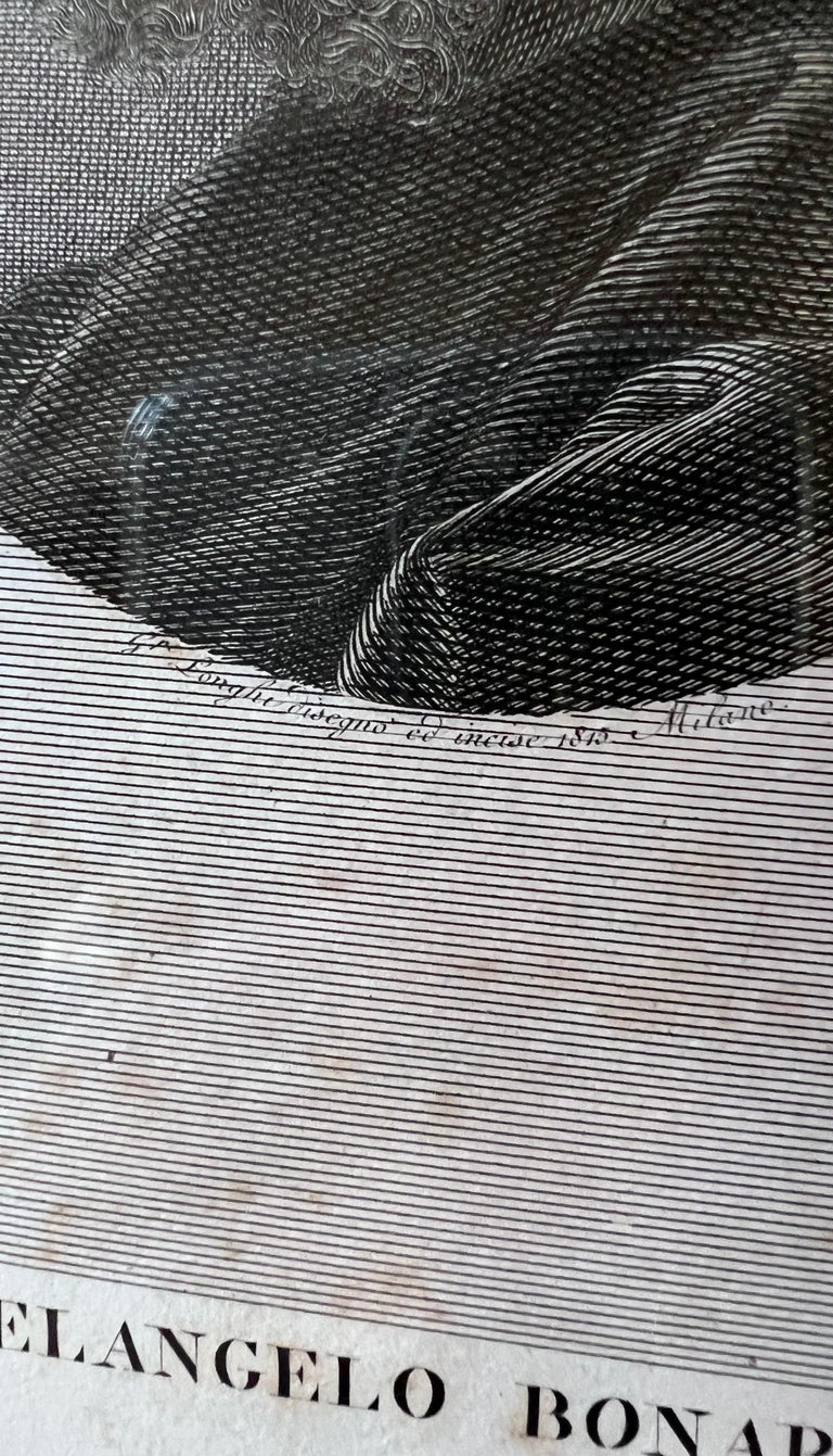 Pair of Early 19th Century Engravings of Raffael and Michelangelo For ...