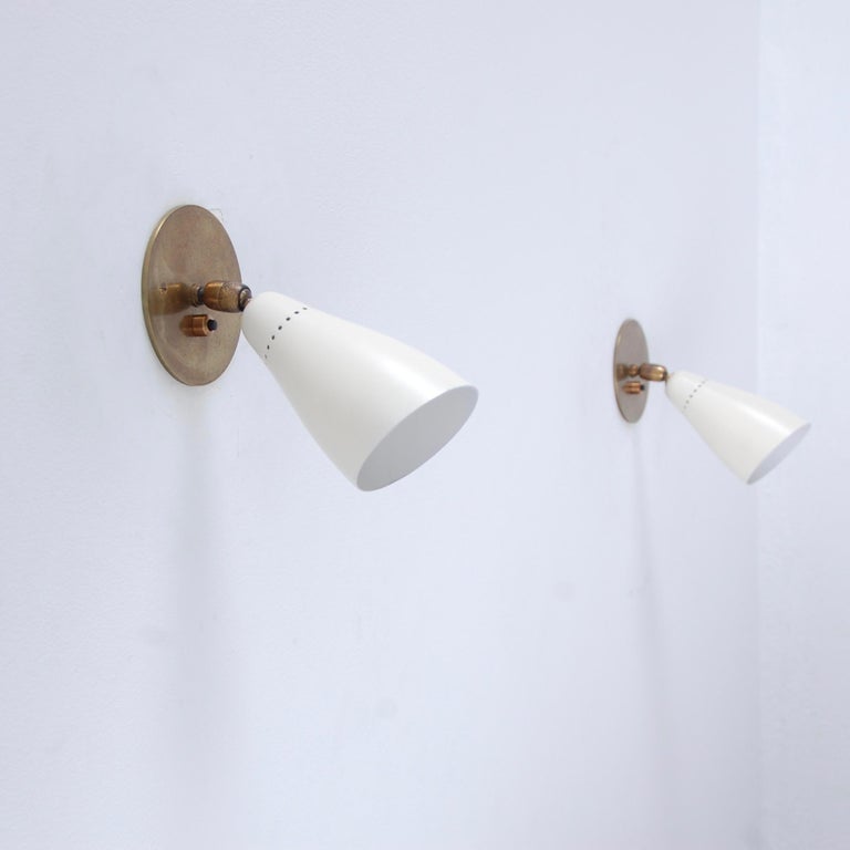 Giuseppe Ostuni Directional Sconces OW at 1stDibs