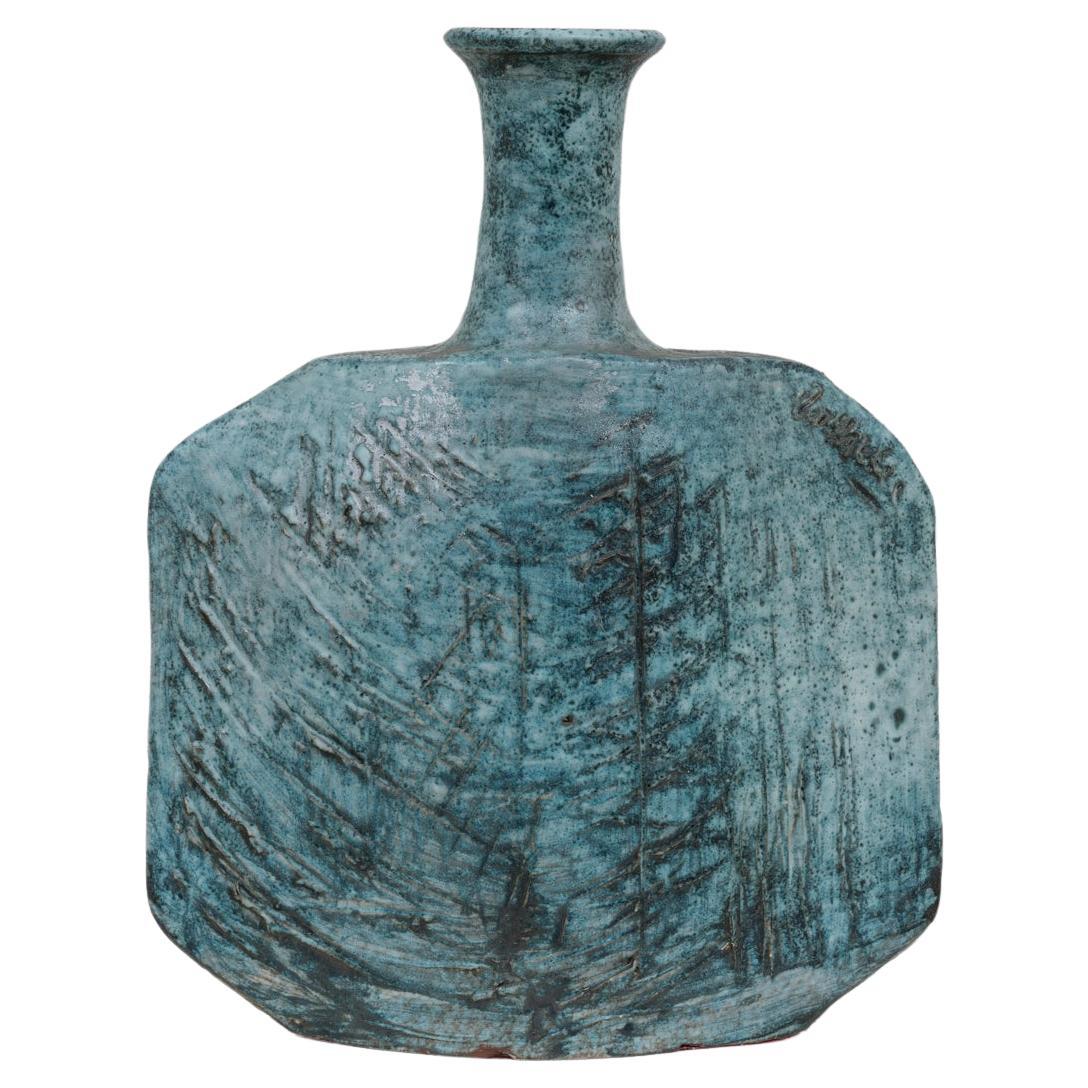 Giuseppe Rossicone Sculptural Brutalist Ceramic Large Vase, 1970s at ...