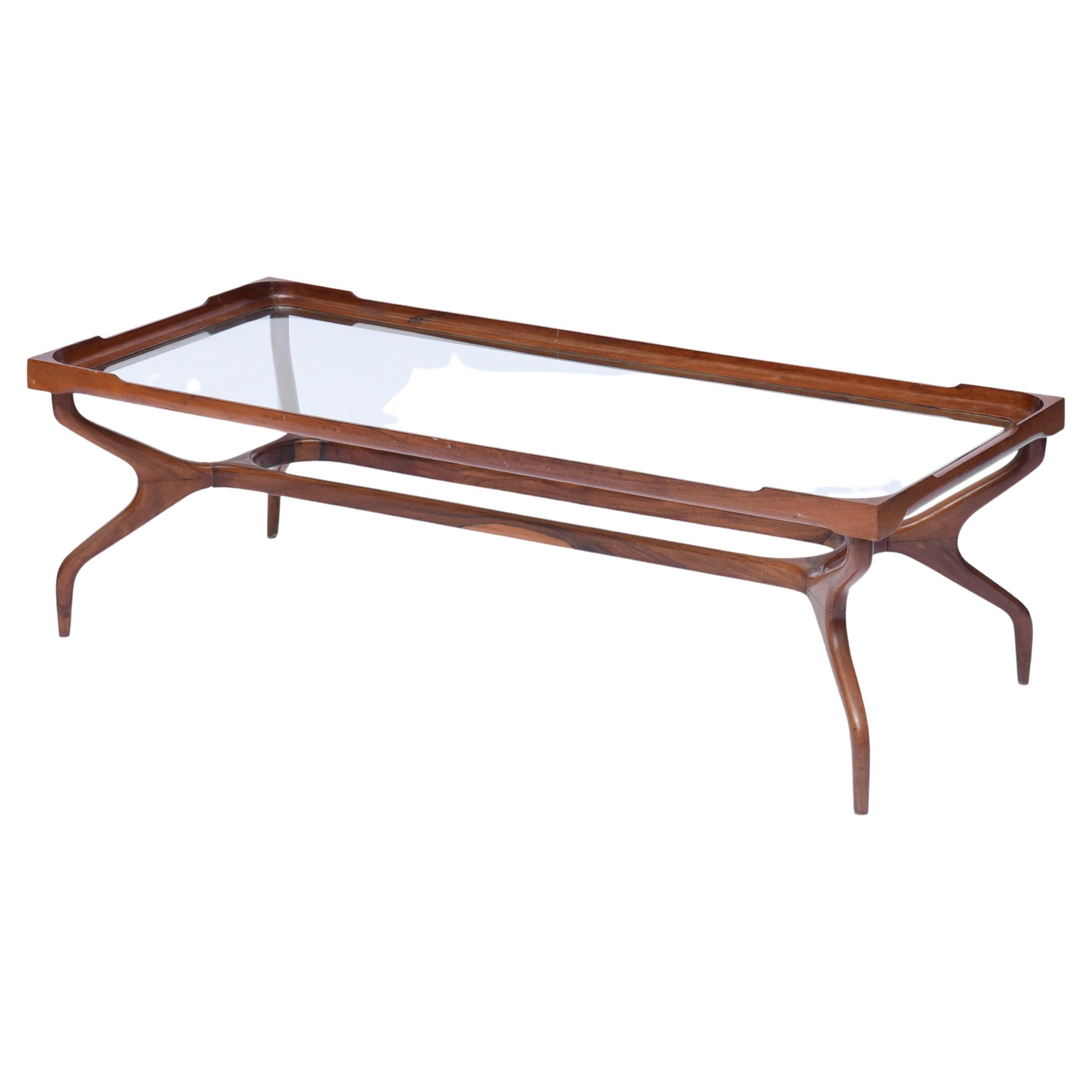 Giuseppe Scapinelli Midcentury Brazilian Center Table in Caviúna Wood ...