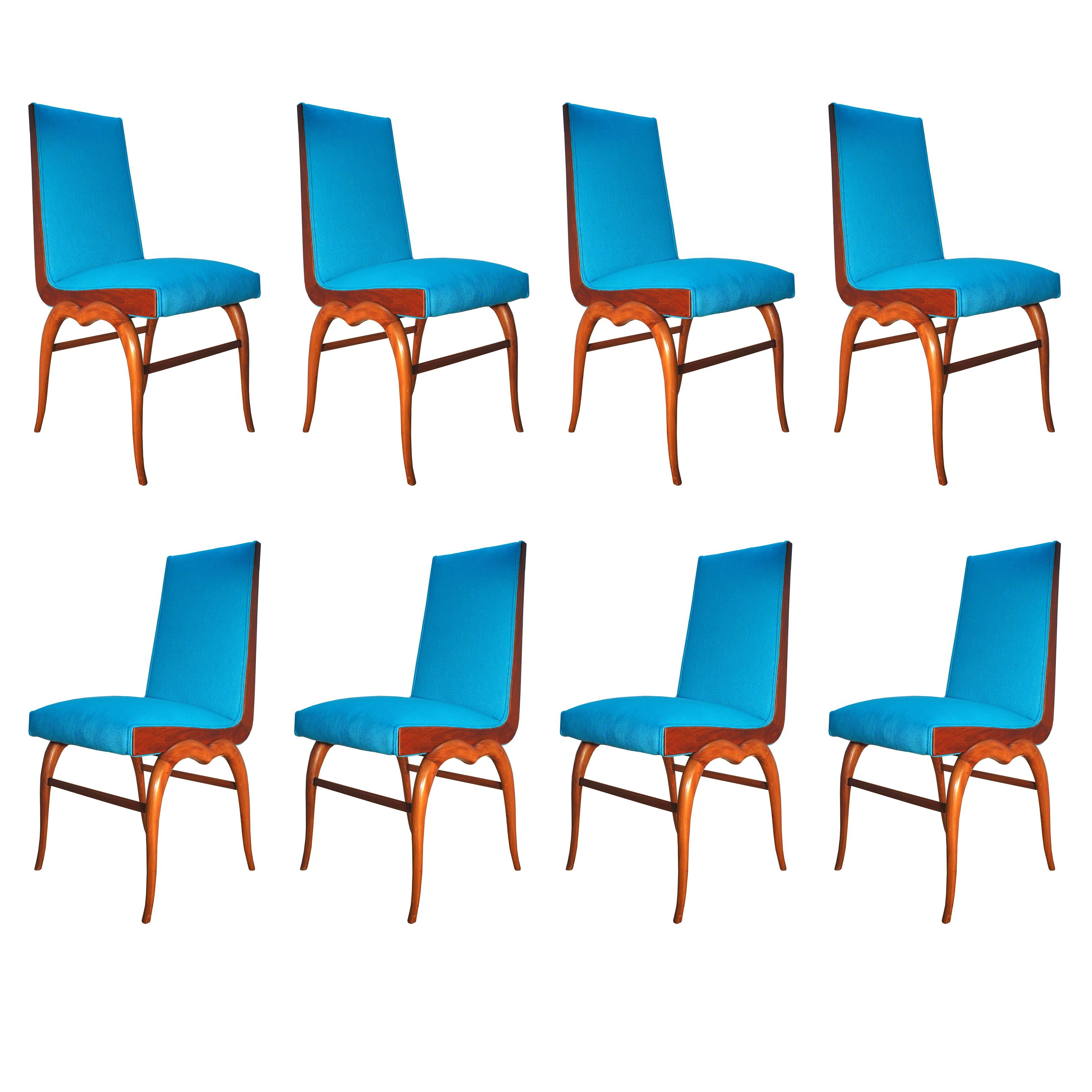 Set of Eight Gunlocke Chairs at 1stDibs