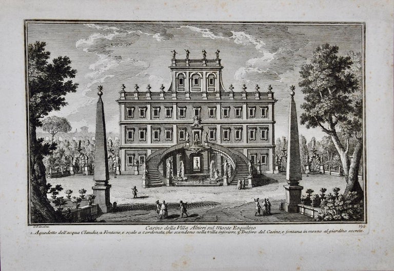 Giuseppe Vasi - Casino della Villa Altieri, Rome: An 18th Century ...