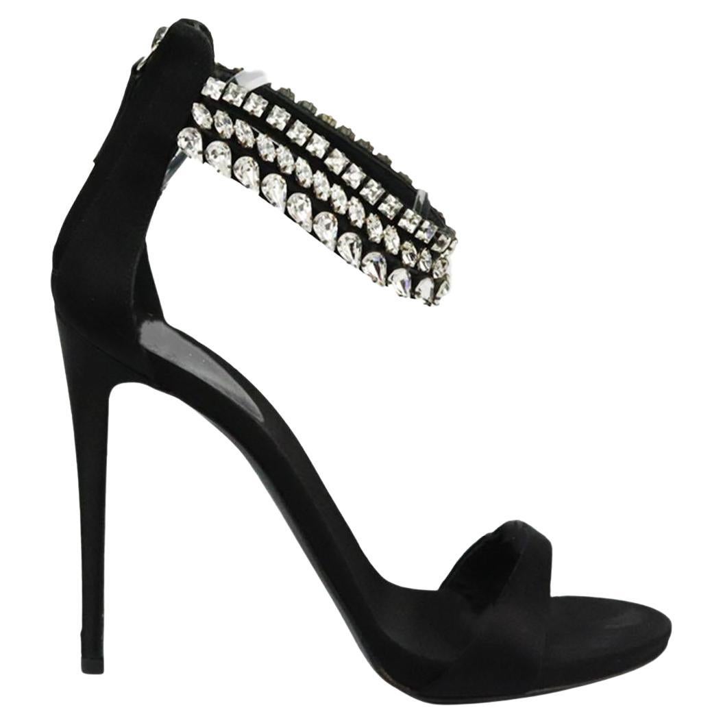 Giuseppe Zanotti Peeptoe Platform Shoe Art Deco Diamantes 39 / 9 New ...