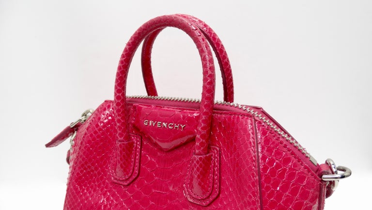 Givenchy 2011 Antigona Mini Python Bag For Sale at 1stDibs | givenchy python bag, givenchy ...