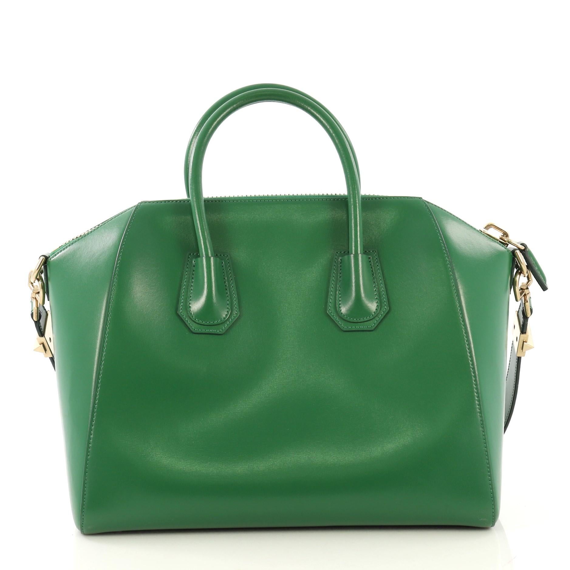 Givenchy Antigona Bag Glazed Leather Medium at 1stDibs | green givenchy ...
