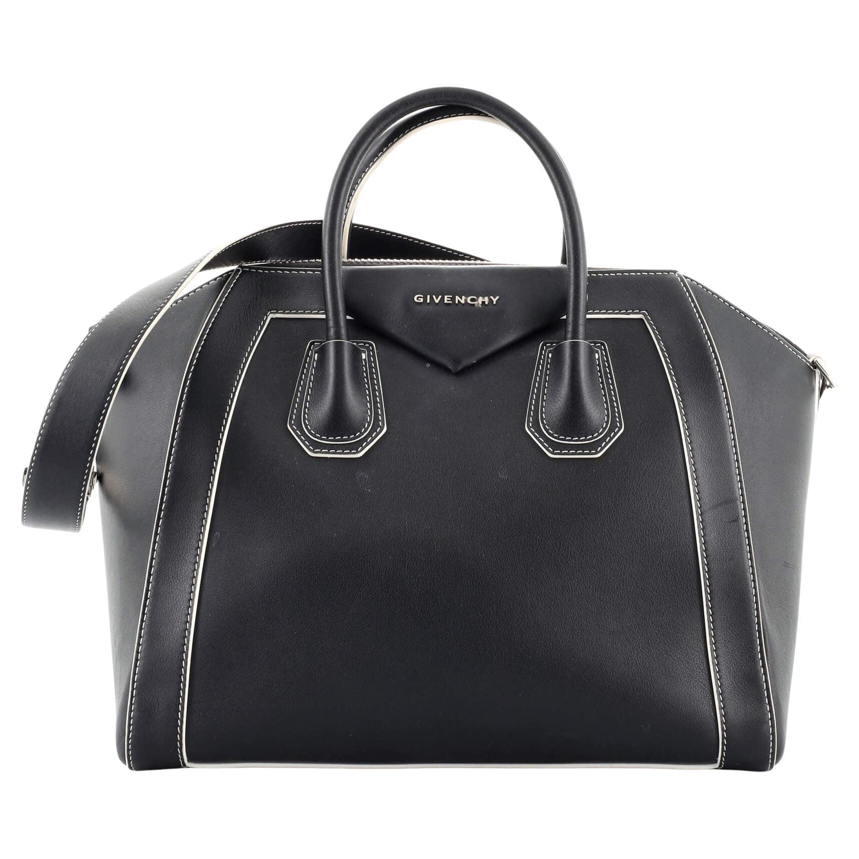 Givenchy Nightingale Satchel Waxed Leather Medium at 1stDibs