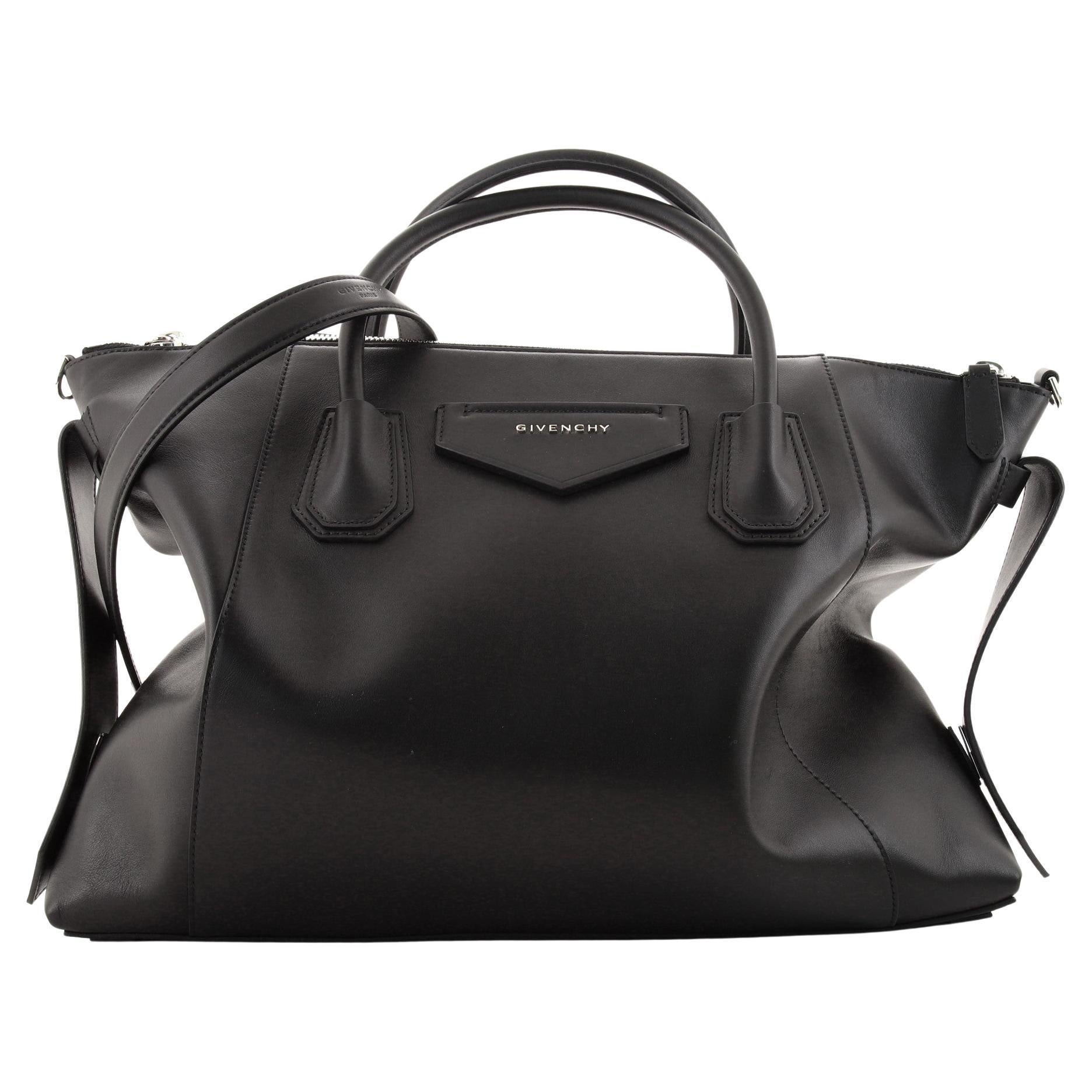Givenchy Black Leather Pandora Bag at 1stDibs