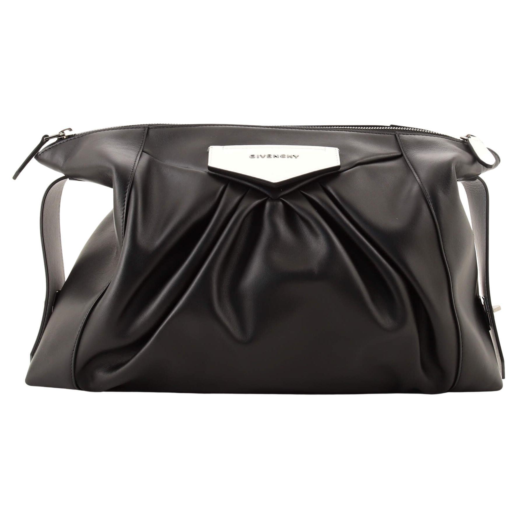 Givenchy Antigona Soft Clutch Leather Large at 1stDibs