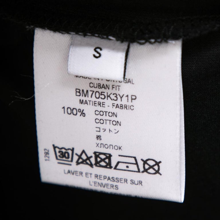 Givenchy Black Cotton Rottweiler Print Cuban Fit T-Shirt S For Sale at ...