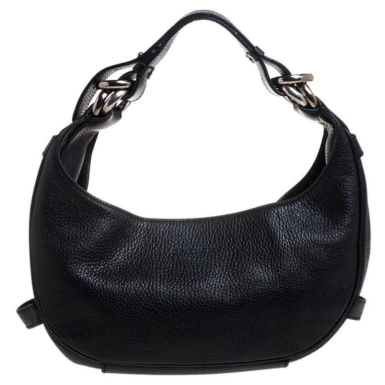 Givenchy Black Leather Hobo at 1stDibs