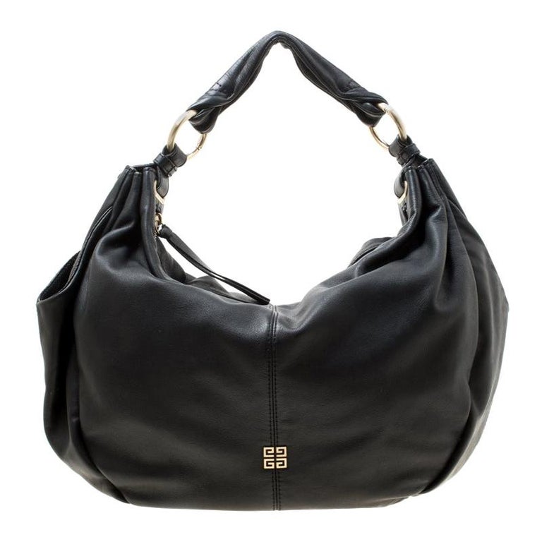 Givenchy Black Leather Hobo For Sale at 1stDibs