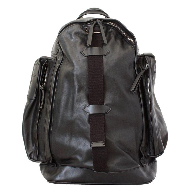 Givenchy Black Leather Large Backpack at 1stDibs