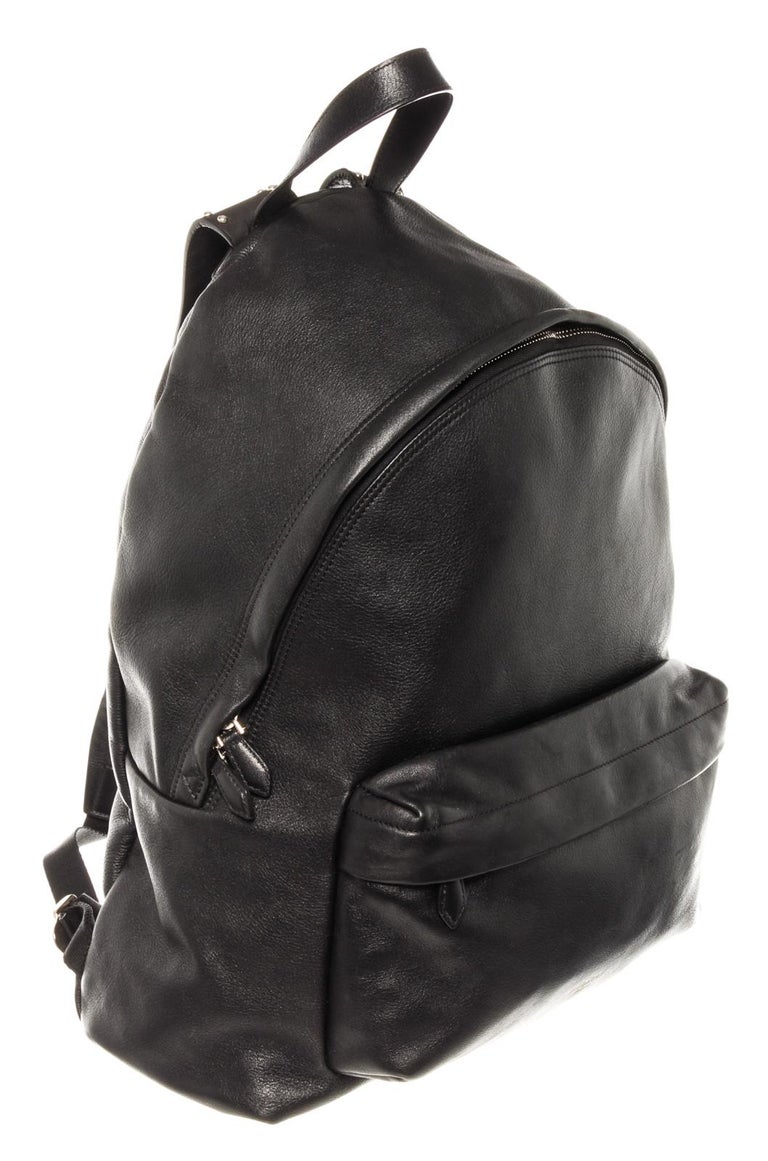 Givenchy Black Leather Logo Studs Backpack For Sale at 1stDibs