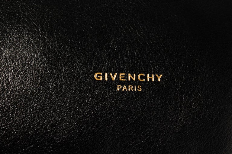 Givenchy Black Leather Logo Studs Backpack For Sale at 1stDibs