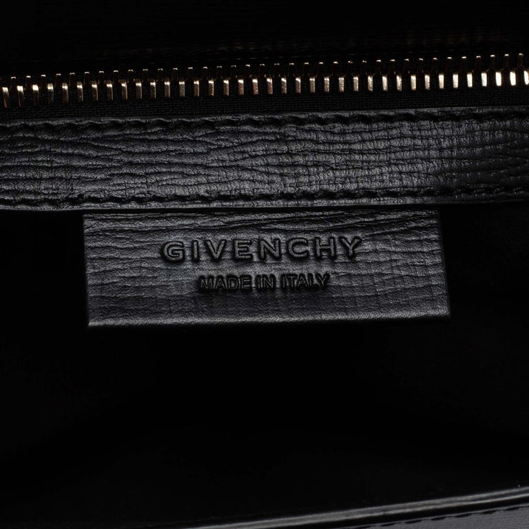 Givenchy Black Leather Mini Pandora Box Crossbody Bag For Sale at 1stDibs