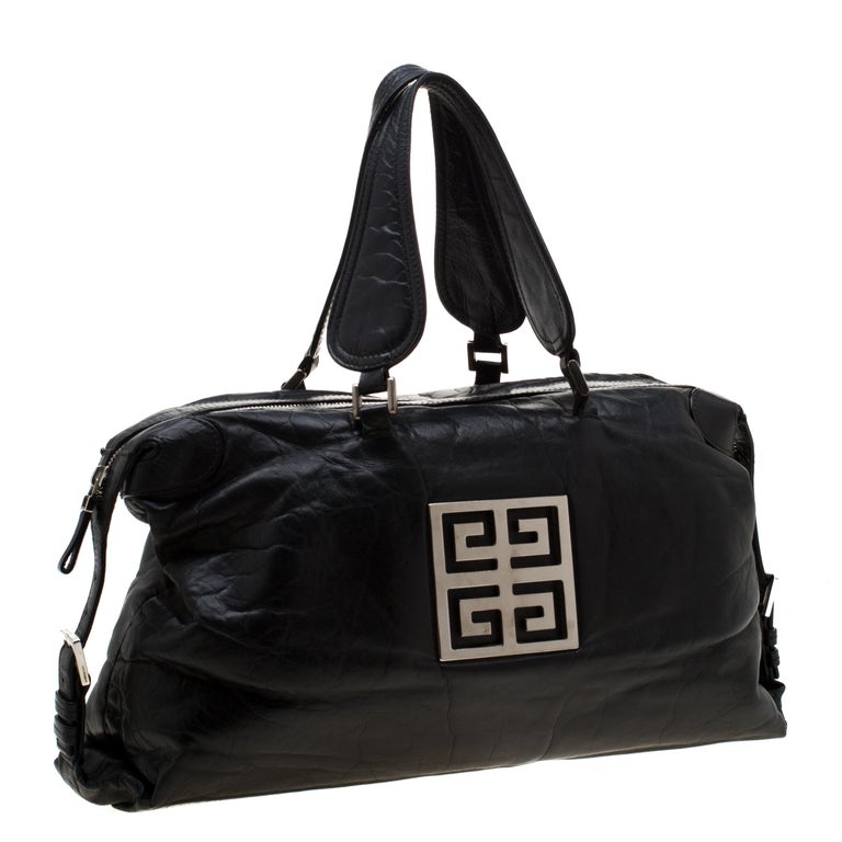Givenchy Black Leather Nightingale Satchel at 1stDibs