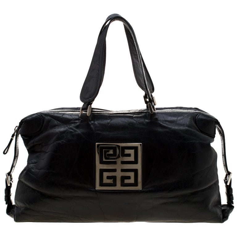 Givenchy Black Leather Nightingale Satchel at 1stDibs