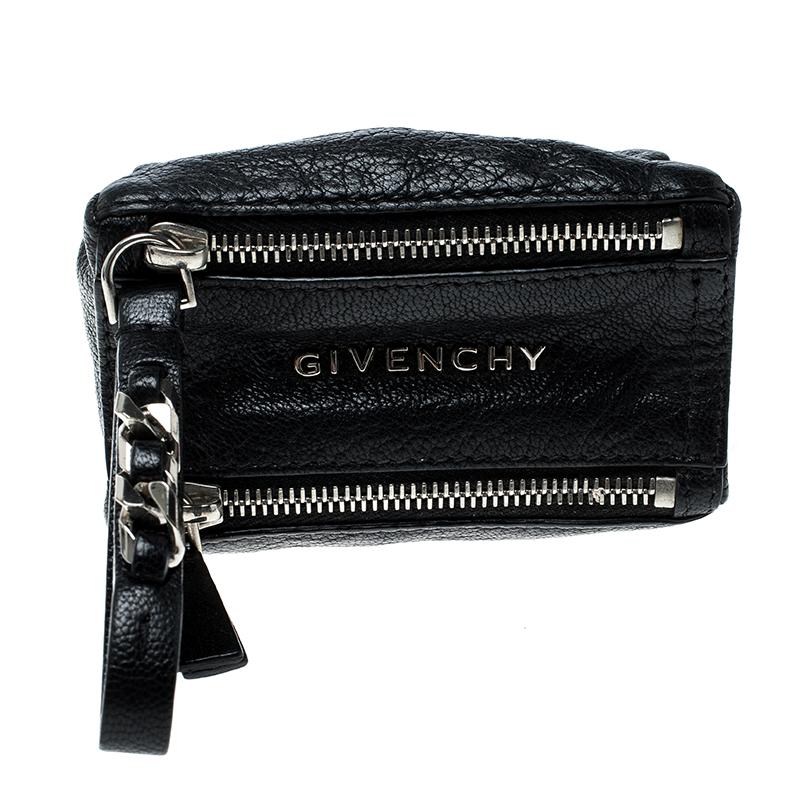Givenchy Black Leather Pandora Coin Purse For Sale at 1stDibs ...