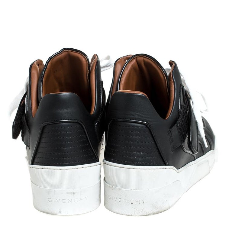 Givenchy Black Leather Tyson Star Studded High Top Sneakers Size 45 at ...