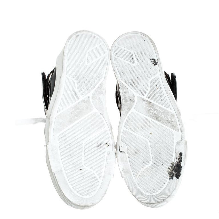 Givenchy Black Leather Tyson Star Studded High Top Sneakers Size 45 at ...