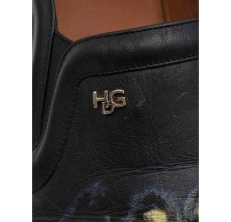 Givenchy Black Skate Rottweiler Slip-on Sneakers For Sale at 1stDibs