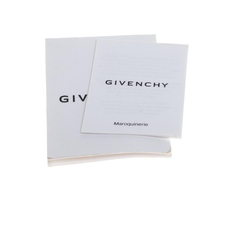 Givenchy Blue/Brown Monogram Denim and Leather Logo Plaque Hobo at ...