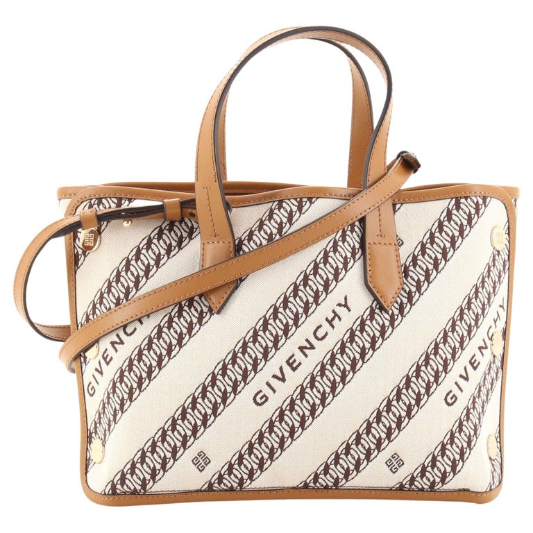 Givenchy Bond Shopper Tote Logo Jacquard Canvas Mini For Sale at 1stDibs