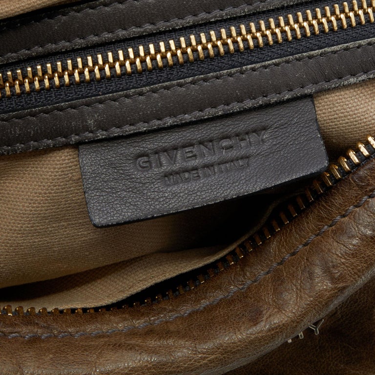 Givenchy Brown Leather Large Pandora Shoulder Bag For Sale at 1stDibs