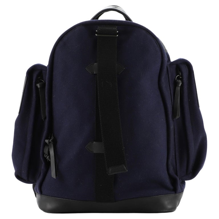 Givenchy Cargo Pocket Backpack Felt and Leather at 1stDibs