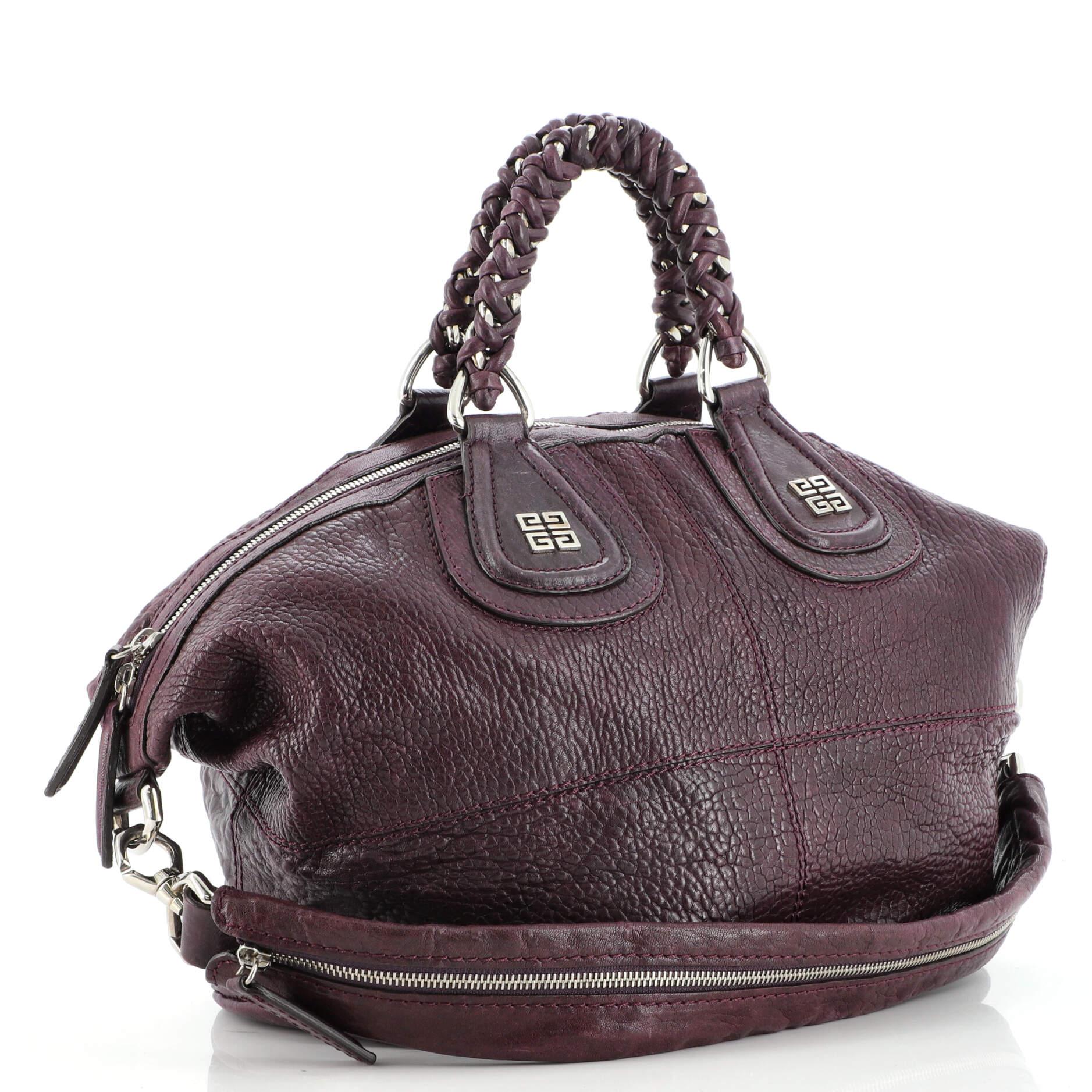 Givenchy Chain Wrap Nightingale Satchel Leather Medium For Sale at 1stDibs