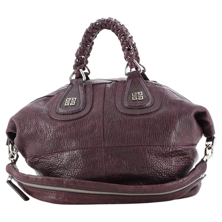 Givenchy Chain Wrap Nightingale Satchel Leather Medium For Sale at 1stDibs
