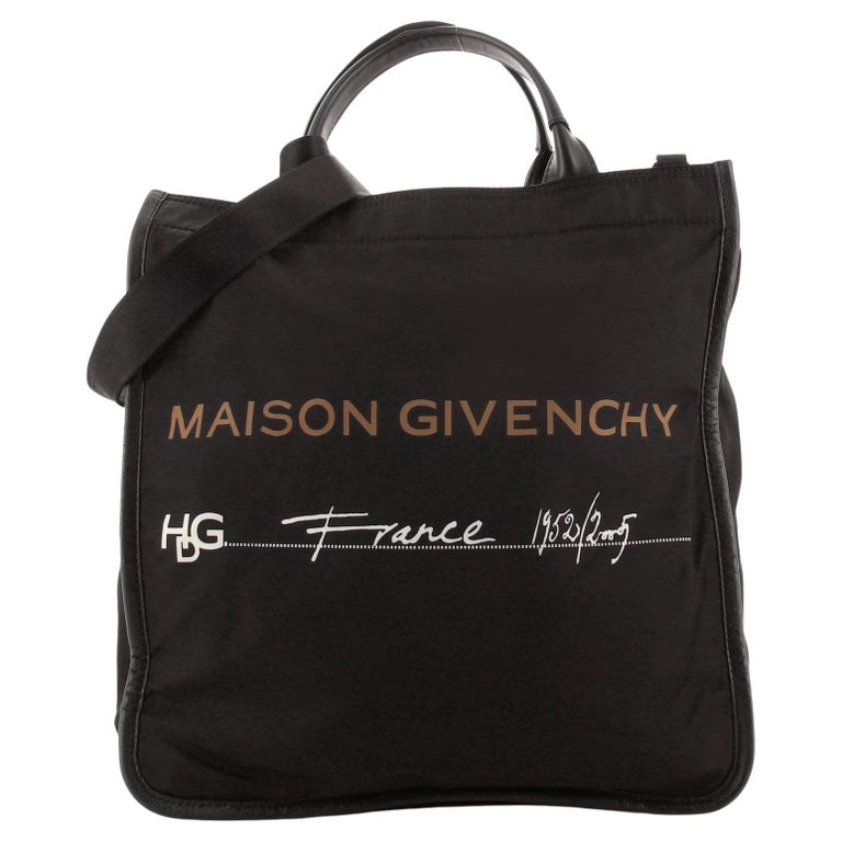 Givenchy Convertible Shopper Tote Printed Nylon with Leather Large at ...