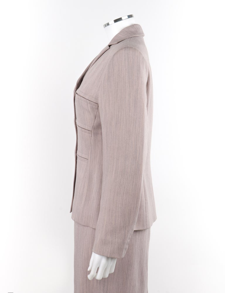 GIVENCHY Couture A/W 1998 ALEXANDER McQUEEN 2pc Tailored Blazer Skirt ...
