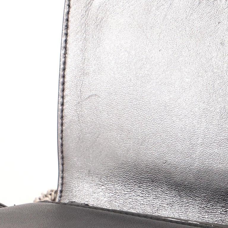 Givenchy Emblem Wallet on Chain Embossed Leather at 1stDibs